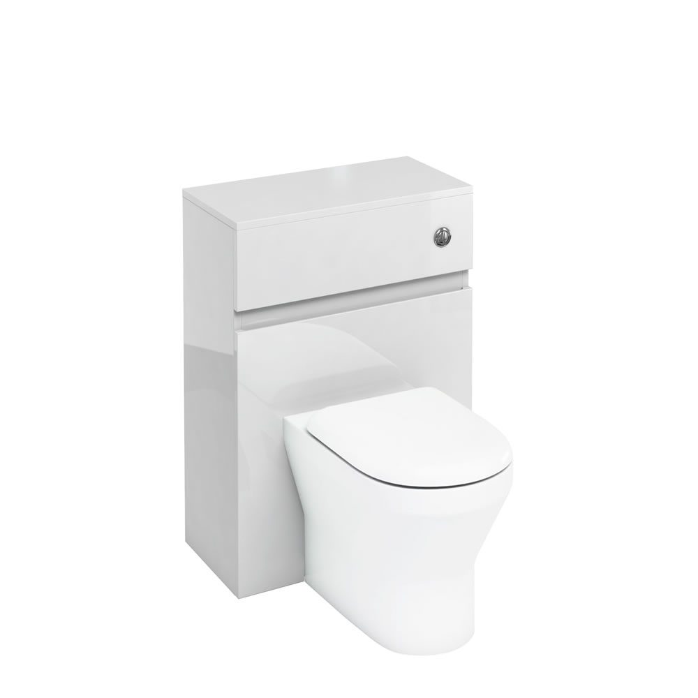 600mm back-to-wall WC cabinet with dual flush button | BB Whitebook