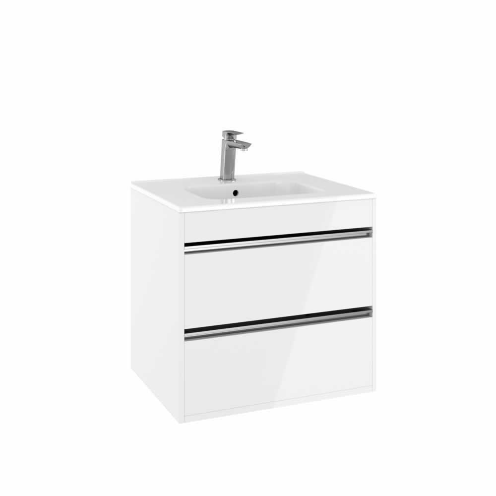 Kai 600 Double Drawer Basin & Unit | BB Whitebook