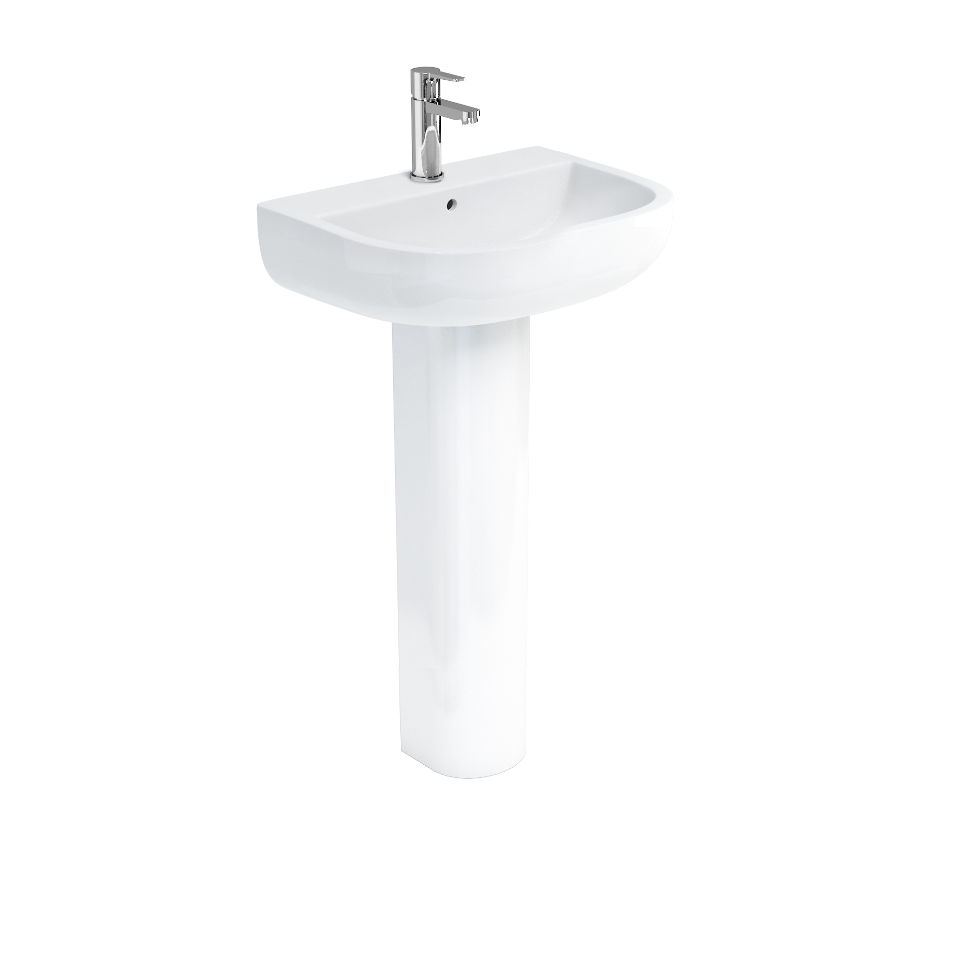 Compact 550 basin & tall pedestal | BB Whitebook
