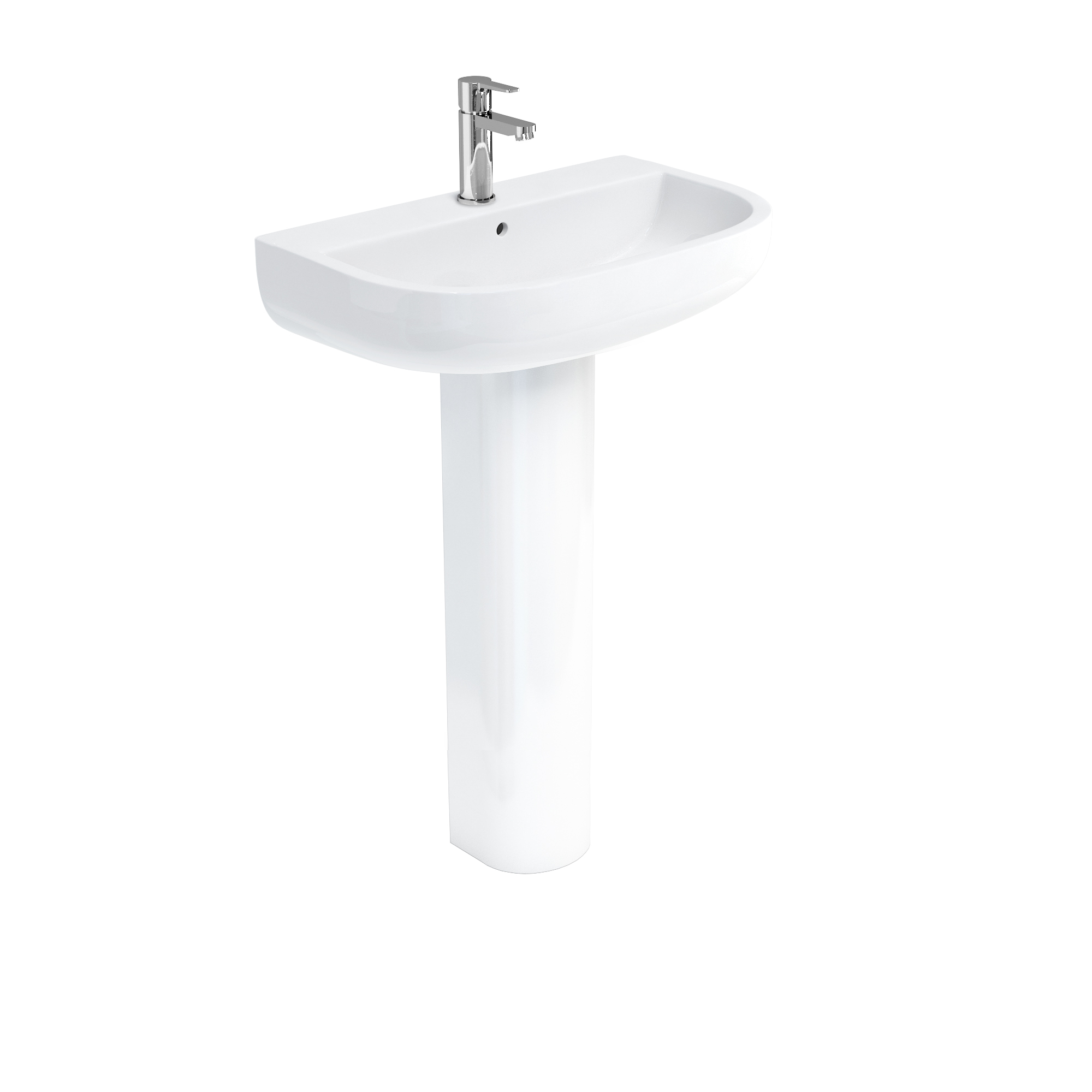 Compact 650 basin & tall pedestal | BB Whitebook