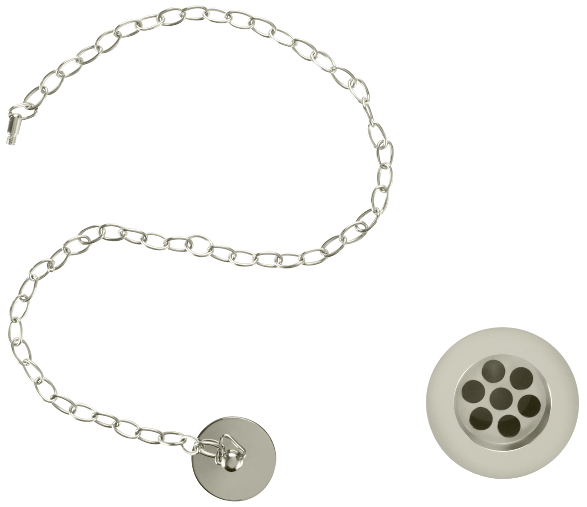 Basin plug & chain - slotted | BB Whitebook