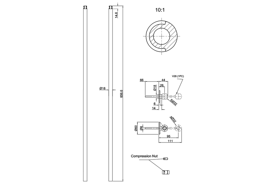 vertical rigid riser pipe and wall mounting | BB Whitebook