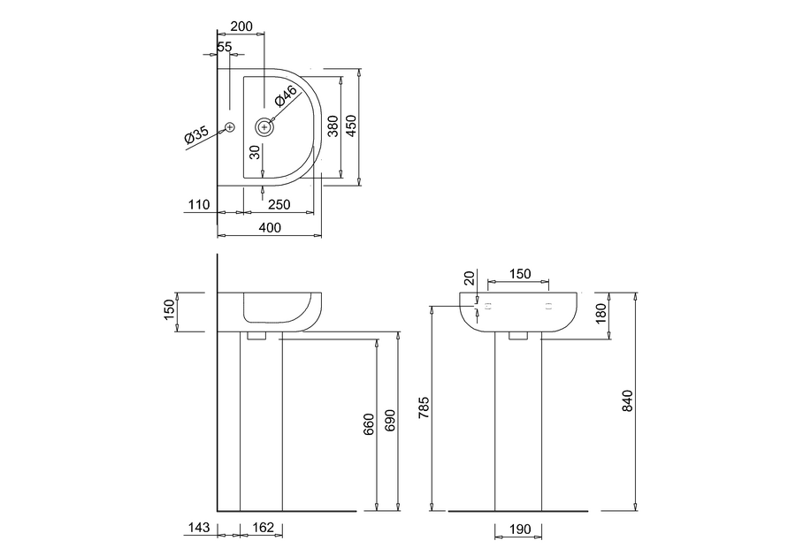 Compact 450 basin | BB Whitebook