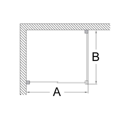 Design 8 Single Sliding Door with Soft Close & Side Panel | BB Whitebook